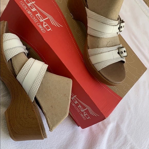 Dansko | Shoes | Dansko White Slide Comfortable Sandals | Poshmark